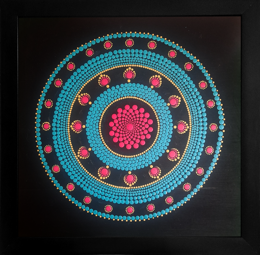 Dot mandala art - 090423 - Matlock Island